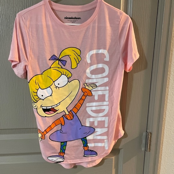 Nickelodeon | Tops | Rugrats M 79 In Pink Tshirt Angelica Brand New ...